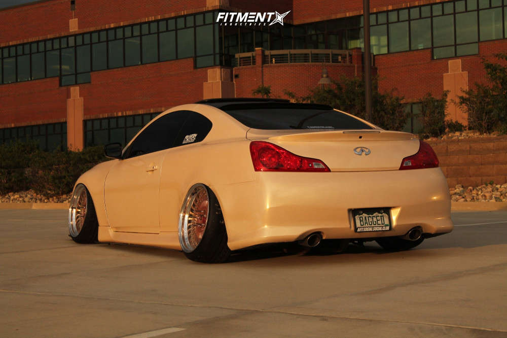 2009 INFINITI G37 X with 19x9.5 GMR Sf-8 and Achilles 235x35 on Air ...