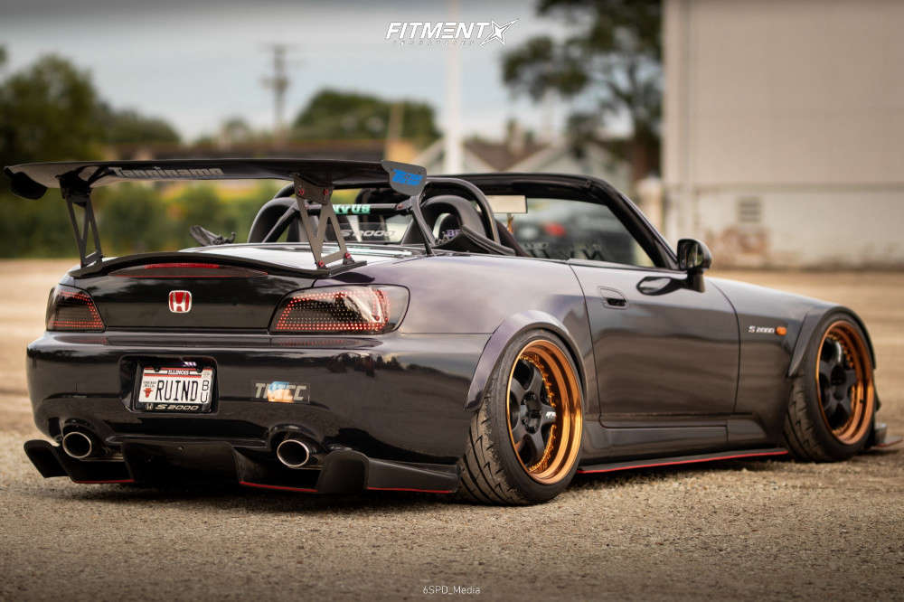 2005 Honda S2000 Base with 18x10 Work Meister S1 3P and Firestone ...