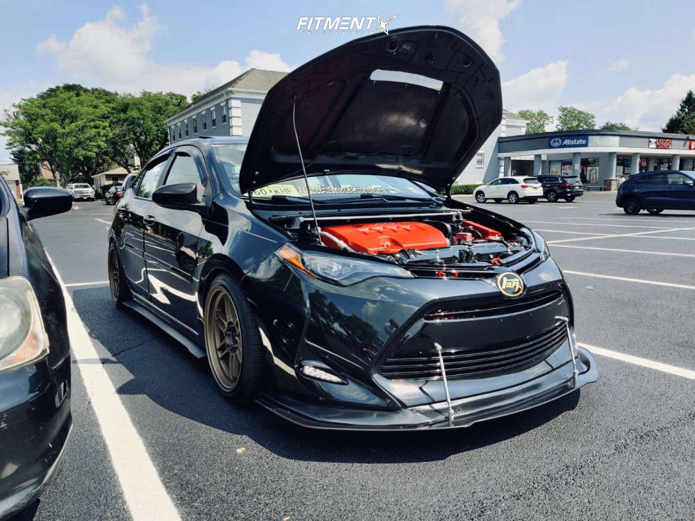 2018 Toyota Corolla LE with 18x9.5 ESR Sr11 and BFGoodrich 225x40 on ...