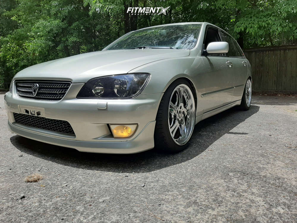 2002 Lexus IS300 Sportcross with 18x8.5 Weds Cerberus and Nankang ...