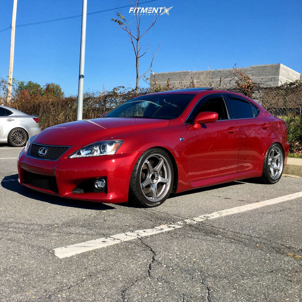2011 Lexus IS F Base with 18x8.5 Enkei Ts-5 and Nitto 255x35 on ...