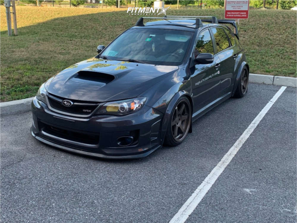 2011 Subaru WRX WRX Premium with 18x9.5 ESR Sr07 and Firestone 225x40 ...