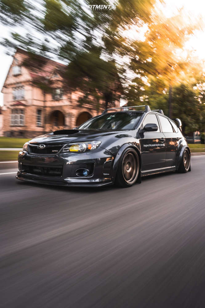 2011 Subaru WRX WRX Premium with 18x9.5 ESR Sr07 and Firestone 225x40 ...