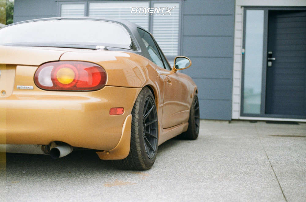 1999 Mazda Miata Base with 15x8 Advanti Racing Storm S1 and Nankang ...