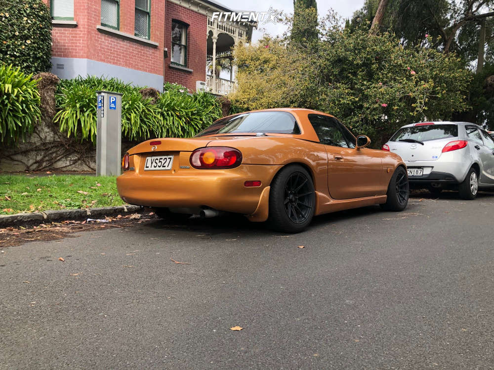 1999 Mazda Miata Base with 15x8 Advanti Racing Storm S1 and Nankang ...