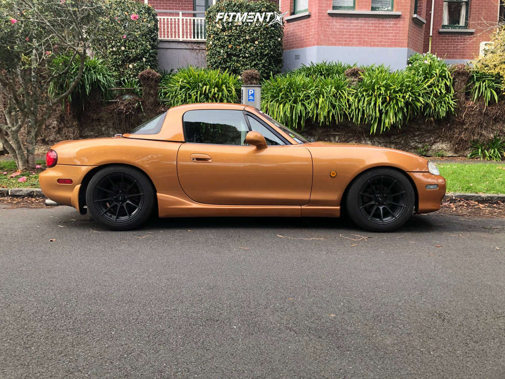 1999 Mazda Miata Base with 15x8 Advanti Racing Storm S1 and Nankang ...