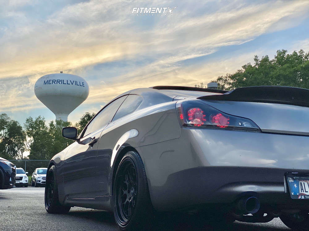 2009 INFINITI G37 X with 18x9.5 ESR Cs1 and Vercelli 245x40 on ...