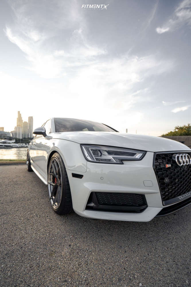 2018 Audi S4 Premium Plus with 19x9.5 BC Forged Hcs21s and Michelin ...