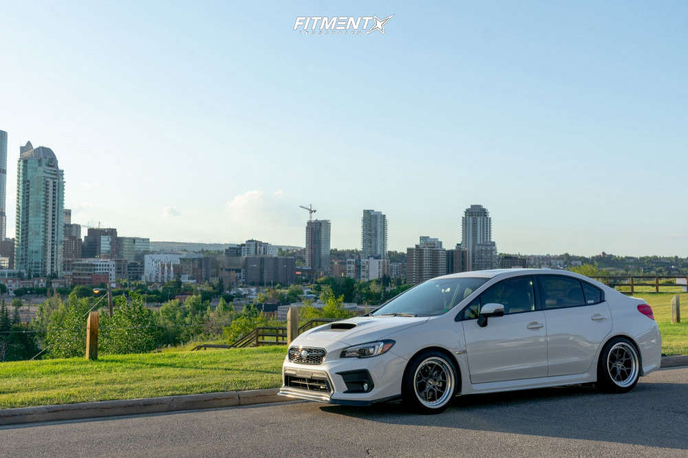 2019 Subaru WRX Sport-tech with 18x9.5 ESR Cs2 and Dunlop 245x40 on ...