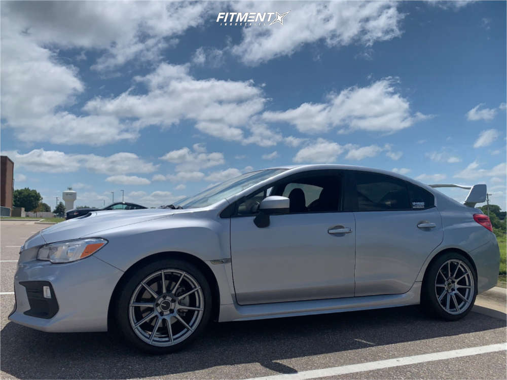 2018 Subaru WRX Base with 18x9.5 Enkei Ts-10 and BFGoodrich 265x35 on ...