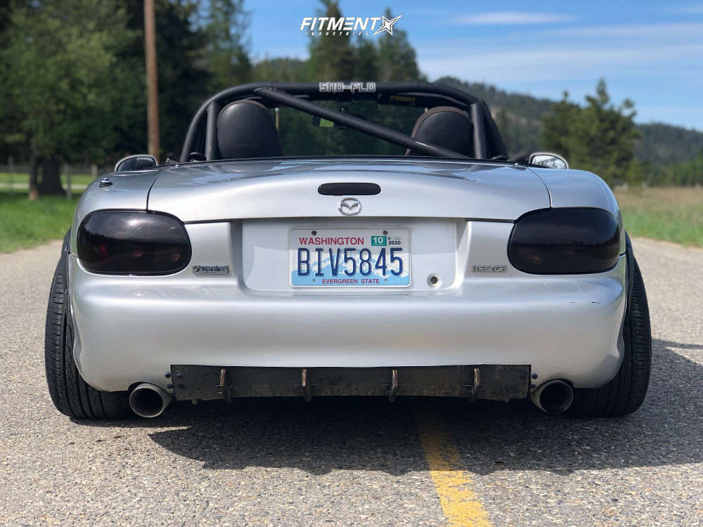 2001 Mazda MX-5 Miata Base with 15x9 Vors Tr3 and Hankook 205x50 on ...