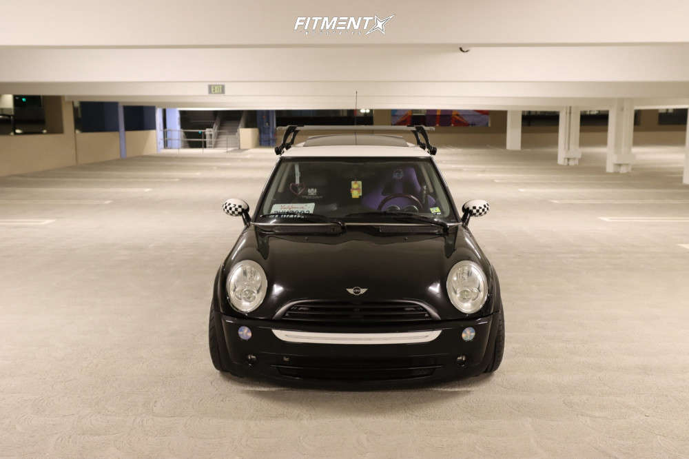 2005 Mini Cooper Base with 16x8 Rota Grid V and Federal 195x40 on ...