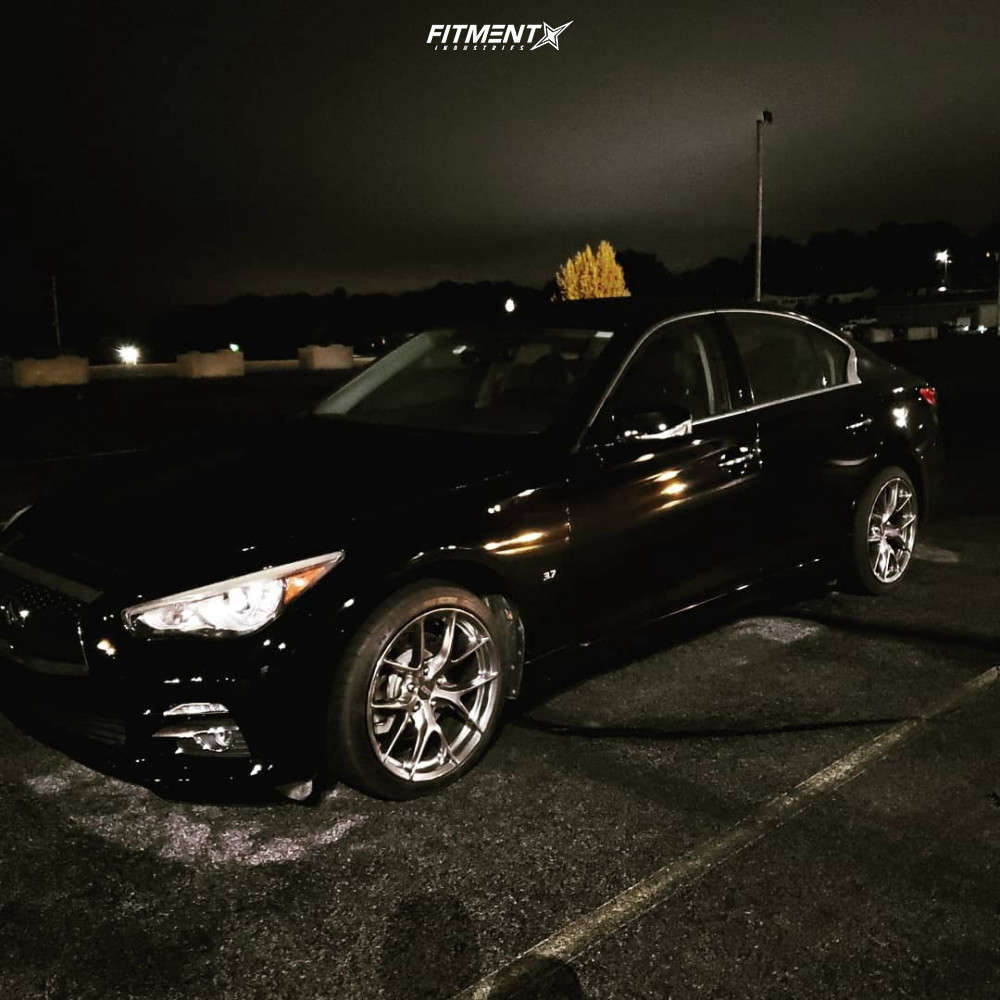 2014 INFINITI Q50 Premium with 18x8.5 ESR Rf2 and Federal 225x40 on Stock Suspension | 1219550 ...
