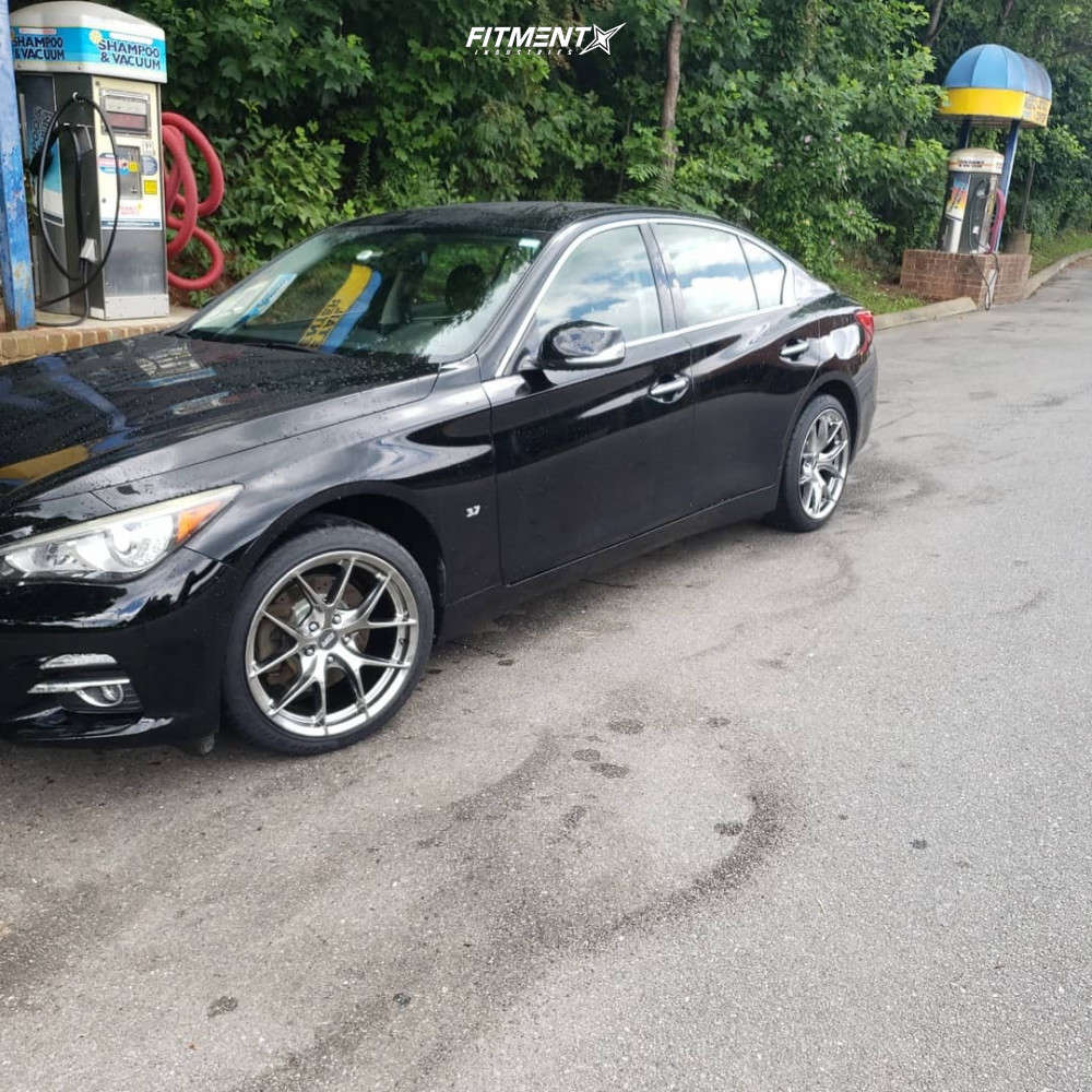 2014 INFINITI Q50 Premium with 18x8.5 ESR Rf2 and Federal 225x40 on Stock Suspension | 1219550 ...