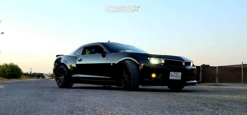 2014 Chevrolet Camaro SS with 20x9 Azad AZ36 and Yokohama 245x45 on ...