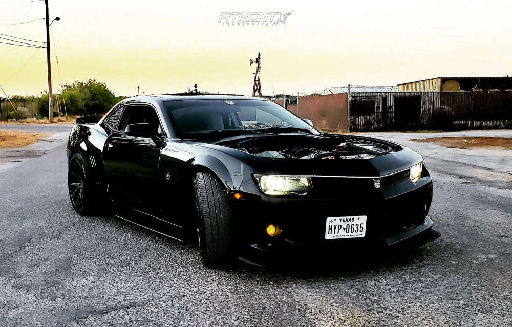 2014 Chevrolet Camaro SS with 20x9 Azad AZ36 and Yokohama 245x45 on ...