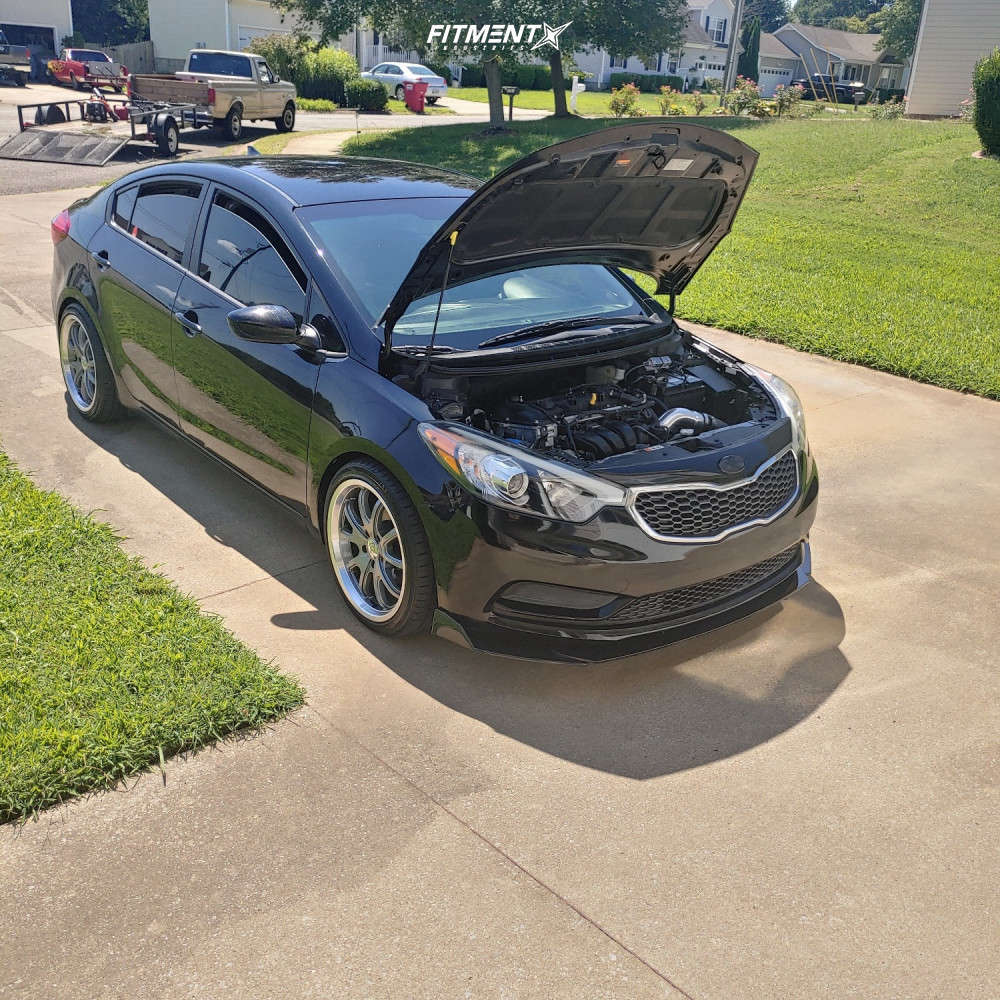 2016 Kia Forte LX with 18x8.5 Vision Torque and Ironman 225x40 on ...