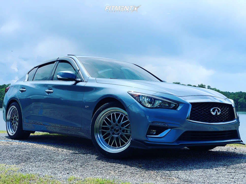 2018 INFINITI Q50 Luxe with 19x9.5 JNC JNC005 and Achilles 245x40 on ...