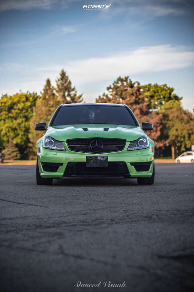 2014 Mercedes-Benz C63 AMG Base with 19x8.5 HRE 590rs and Michelin ...