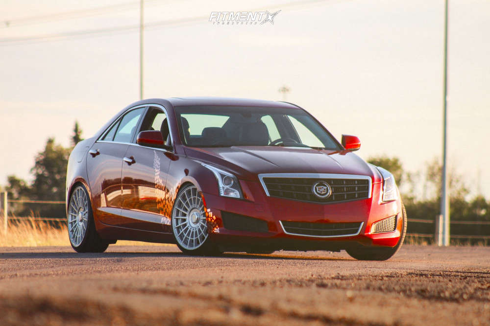 2014 Cadillac ATS Luxury with 19x8.5 Rotiform Las-r and Ardent 225x35 ...