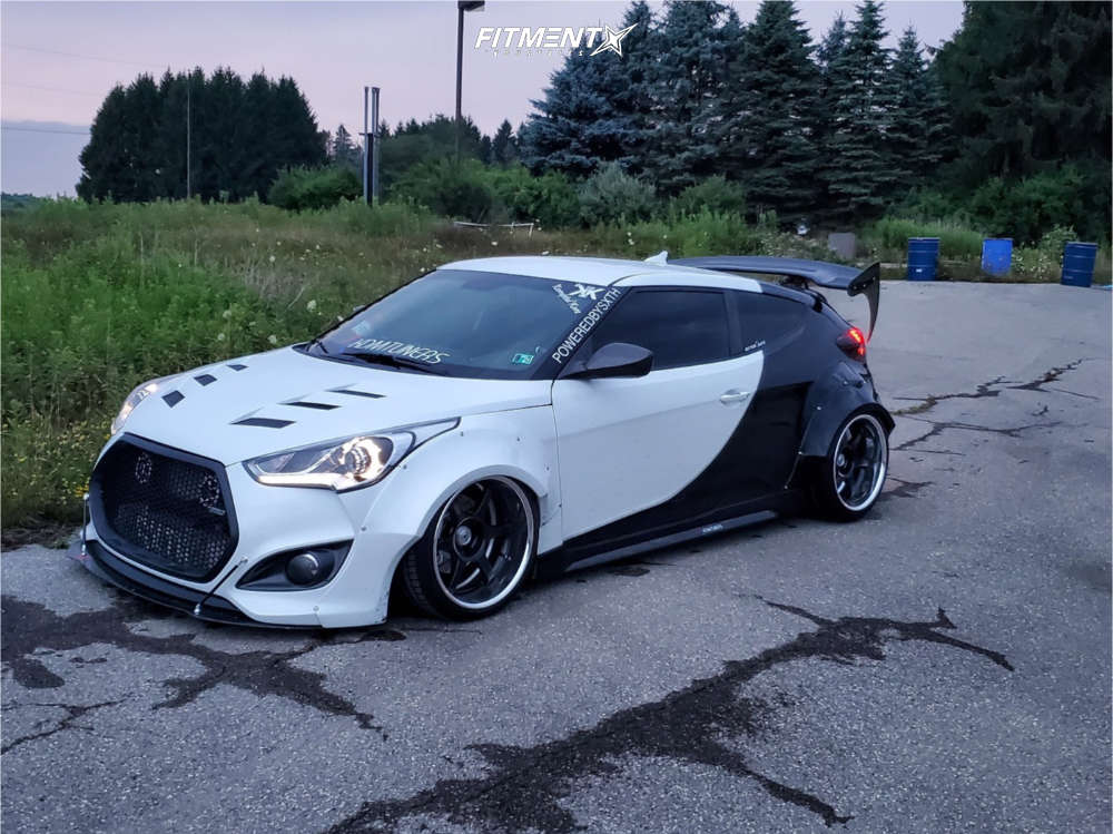 2016 Hyundai Veloster Turbo R-Spec with 18x10 SSR Reiner Type 6 and ...