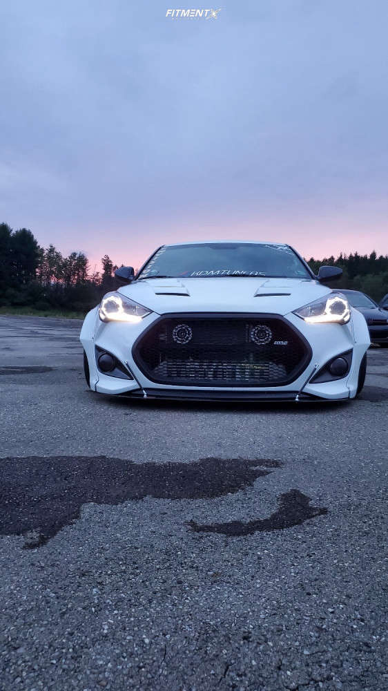 2016 Hyundai Veloster Turbo R-Spec with 18x10 SSR Reiner Type 6 and ...