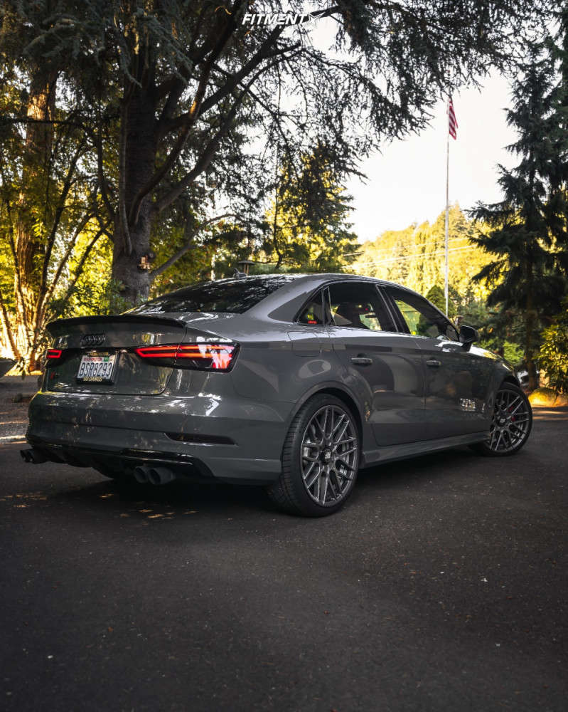 2017 Audi S3 Premium Plus with 19x8.5 Rotiform Rse and Continental ...