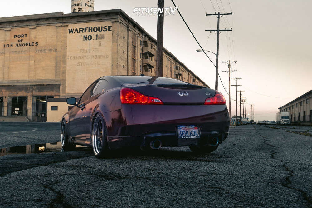 2008 INFINITI G37 Sport with 20x9.5 SSR Sp3 and Hankook 245x30 on ...