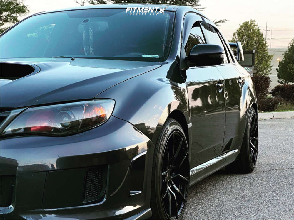 2013 Subaru WRX STI Base with 18x9.5 Option Lab R716 and Velozza 245x40 ...