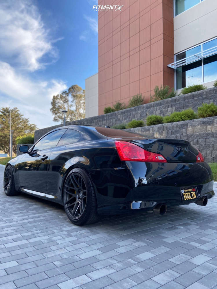 2009 INFINITI G37 Sport with 19x9.5 ESR Rf1 and Federal 245x40 on ...