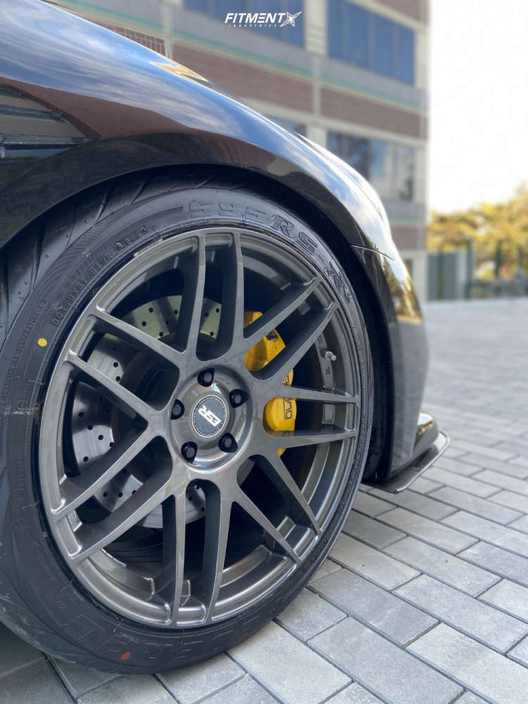 2009 INFINITI G37 Sport with 19x9.5 ESR Rf1 and Federal 245x40 on ...