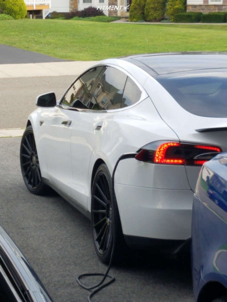 2013 Tesla S Base with 21x9 Road Force Rf15 and Falken 245x35 on Stock ...