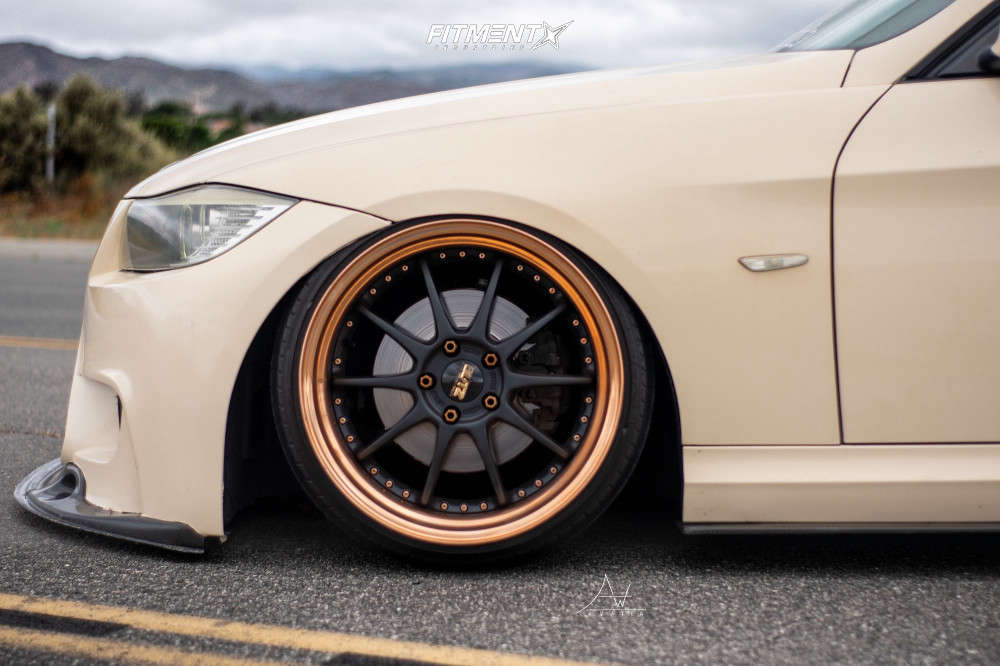 2009 BMW 328i Base with 19x10.5 Blitz Technospeed Z1 and Delinte 225x35 ...