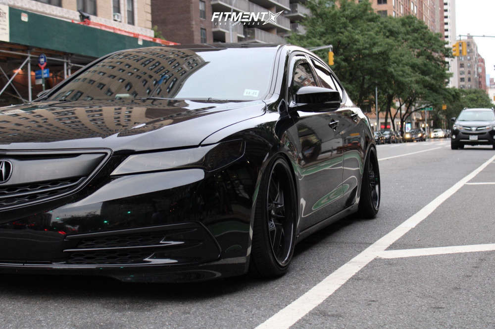 2016 Acura TLX Technology Pack with 19x9.5 Niche Vice and Crosswind 235x35 on Coilovers ...