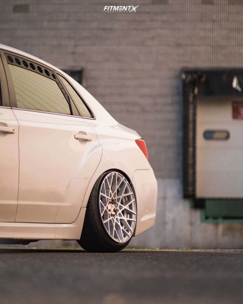 2011 Subaru WRX Base with 18x9.5 Rotiform Blq and Nankang 225x35 on ...