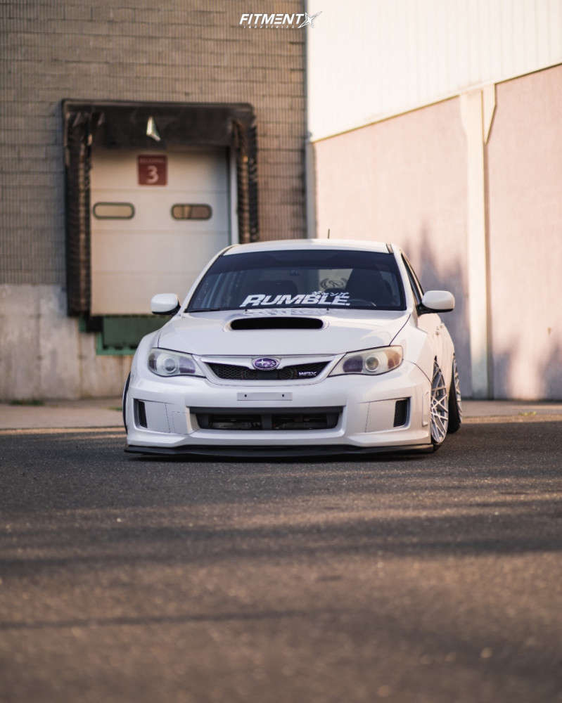 2011 Subaru WRX Base with 18x9.5 Rotiform Blq and Nankang 225x35 on ...