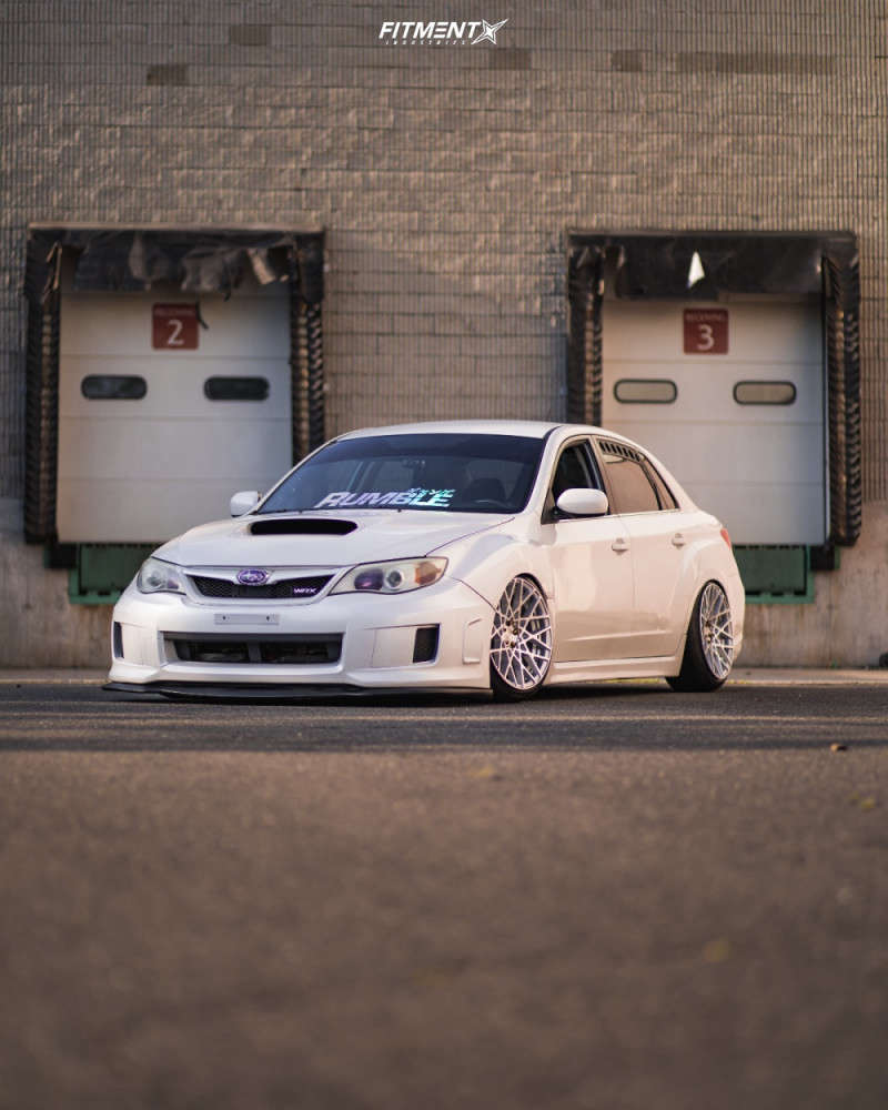 2011 Subaru WRX Base with 18x9.5 Rotiform Blq and Nankang 225x35 on ...