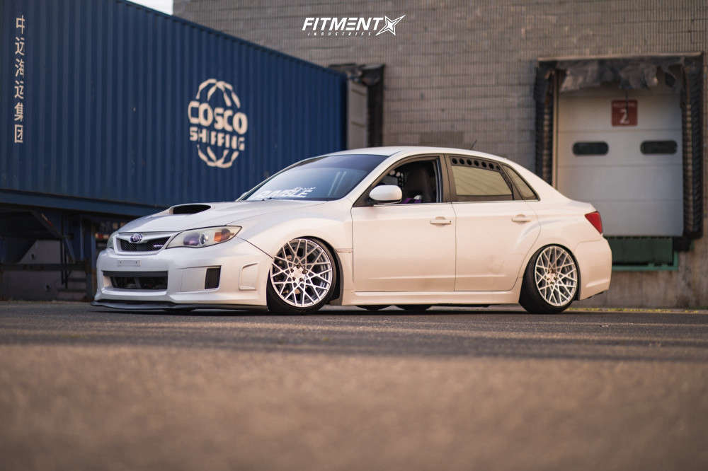 2011 Subaru WRX Base with 18x9.5 Rotiform Blq and Nankang 225x35 on ...
