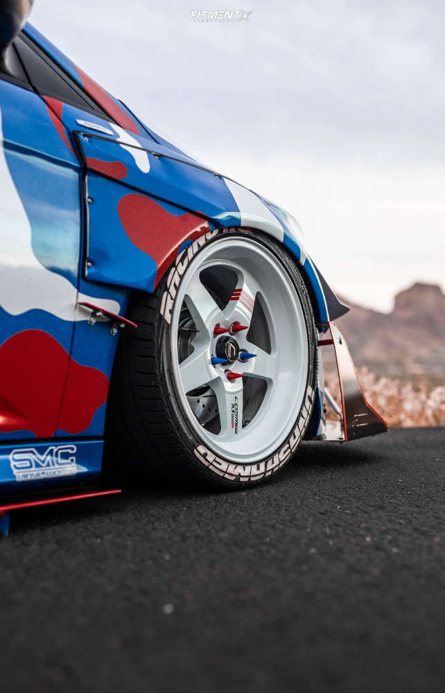 2017 Ford Focus ST with 18x9 Cosmis Racing Xt-005r and Achilles 255x35 on Air Suspension ...