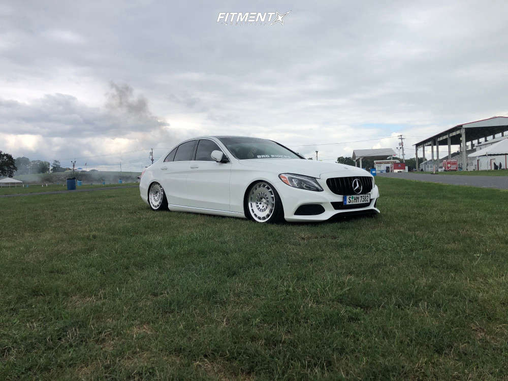 2016 Mercedes-Benz C300 4Matic with 18x8.5 Rotiform Ccv and General ...