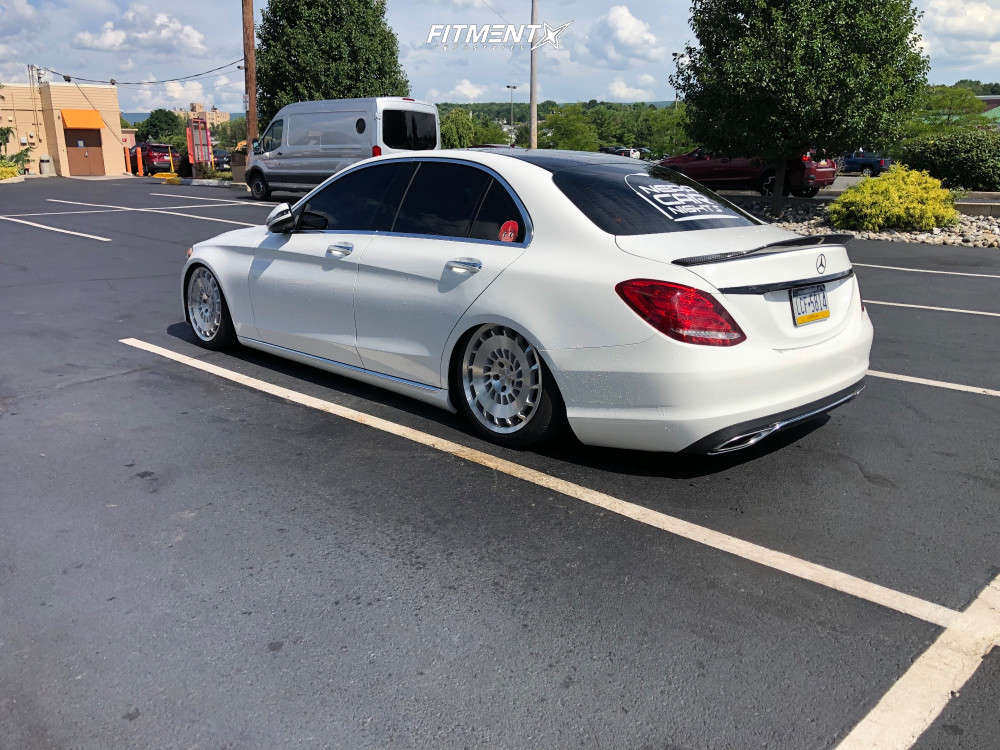 2016 Mercedes-Benz C300 4Matic with 18x8.5 Rotiform Ccv and General ...