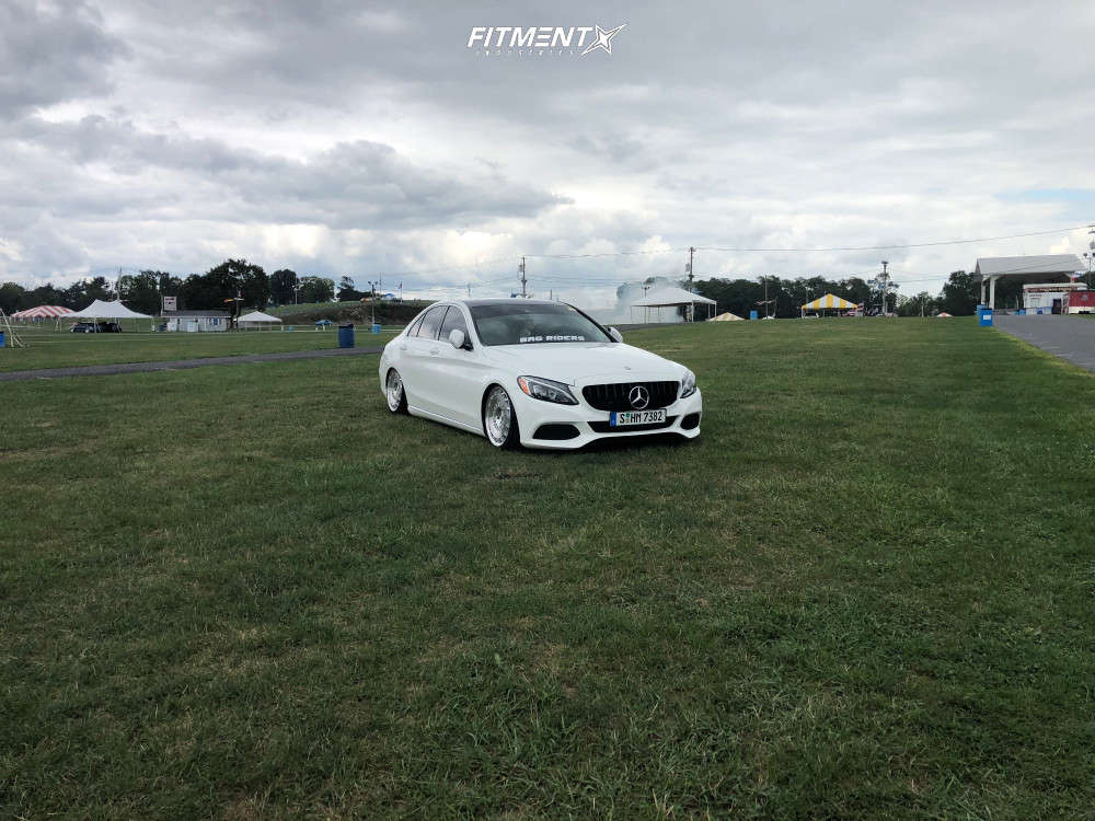 2016 Mercedes-Benz C300 4Matic with 18x8.5 Rotiform Ccv and General ...
