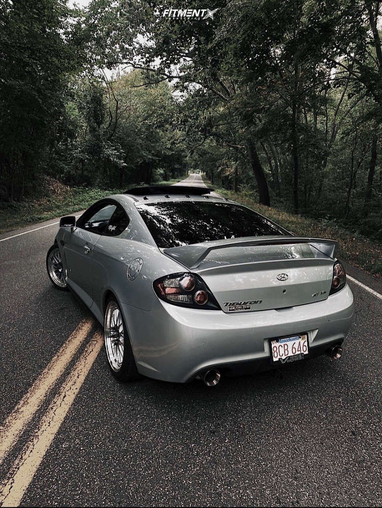 2008 Hyundai Tiburon GT Limited with 18x8 JNC JNC005 and Federal 225x40 ...