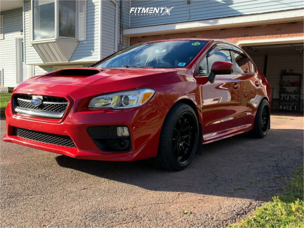 2015 Subaru WRX Base with 18x9.5 Aodhan DS07 and Cooper 245x45 on Stock ...