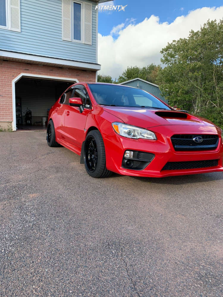 2015 Subaru WRX Base with 18x9.5 Aodhan DS07 and Cooper 245x45 on Stock ...