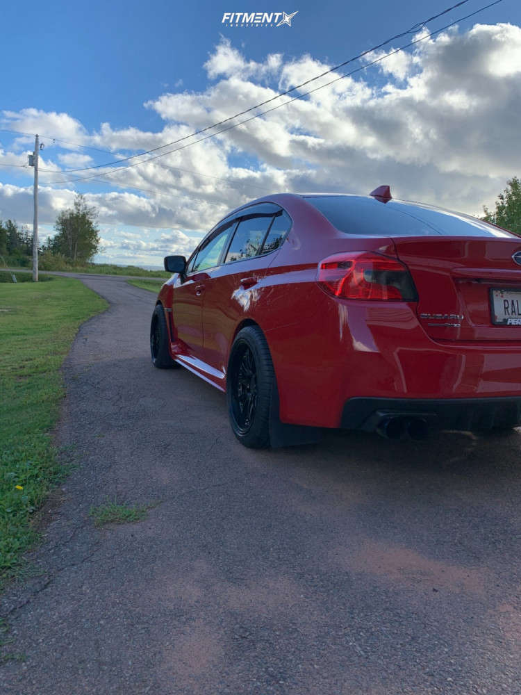 2015 Subaru WRX Base with 18x9.5 Aodhan DS07 and Cooper 245x45 on Stock ...