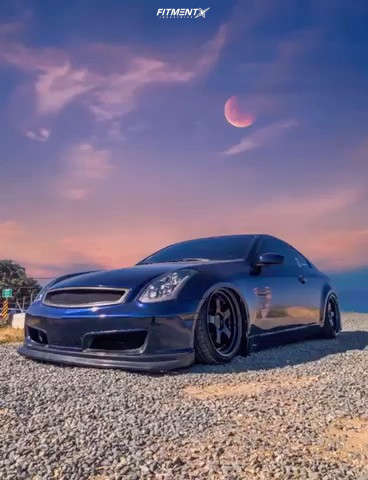 2007 INFINITI G35 2dr Coupe (3.5L 6cyl 6M) with 19x9.5 Aodhan Ah03 and ...