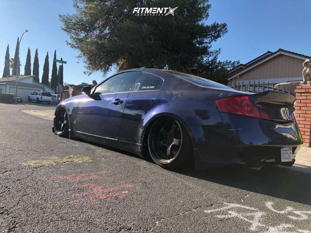 2007 INFINITI G35 2dr Coupe (3.5L 6cyl 6M) with 19x9.5 Aodhan Ah03 and ...