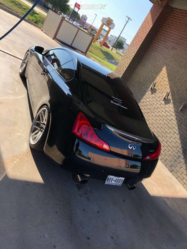 2012 INFINITI G37 Sport with 20x9 Gianelle Yerevan and Road One 245x35 ...
