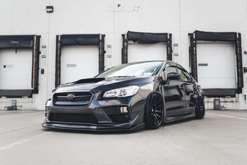 2015 Subaru WRX Base with 18x10.5 ESR Sr08 and Nankang 245x35 on Air ...